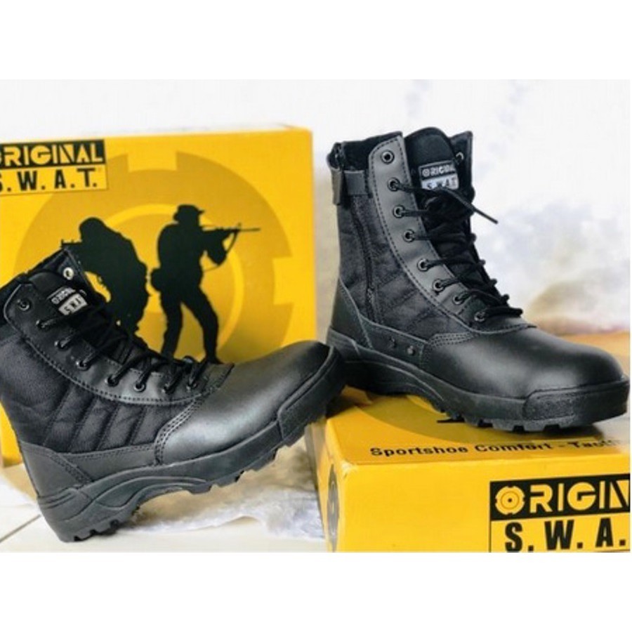 SWAT TACTICAL BOOTS, Kasut Operasi | Shopee Malaysia