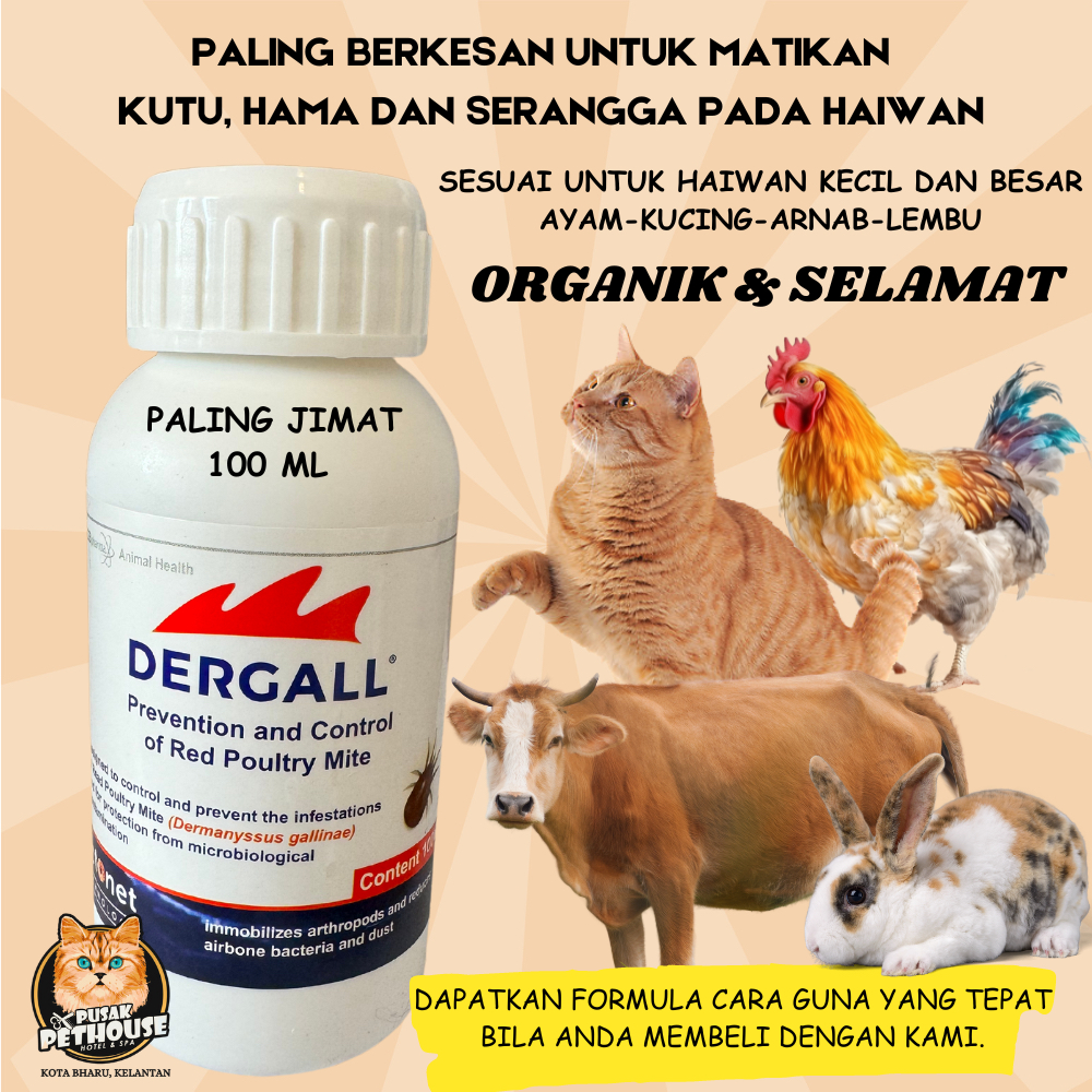 DERGAL HOBBY ECTOPARASITE DISPOSAL WATER 100ML | Shopee Malaysia