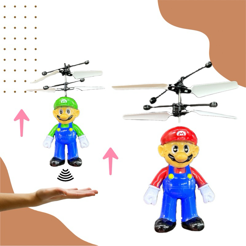 Mario Induction Aircraft Sensor Flying toys sensor helicopter children ...