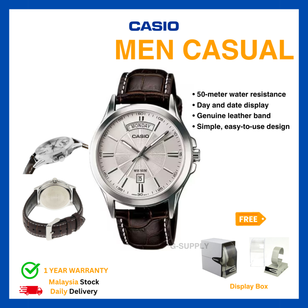( MEN ANALOG ) 100% Original Casio MTP-1381L-7AV MTP-1381L-7A MTP-1381L-7 MTP-1381D MTP-1381G ...
