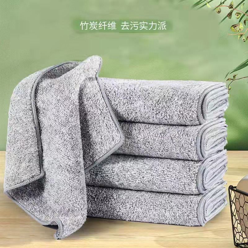 Bamboo Charcoal Cloth (5pcs)30*30cm竹炭抹布 30x30cm (5片)Kain Arang Buluh ...