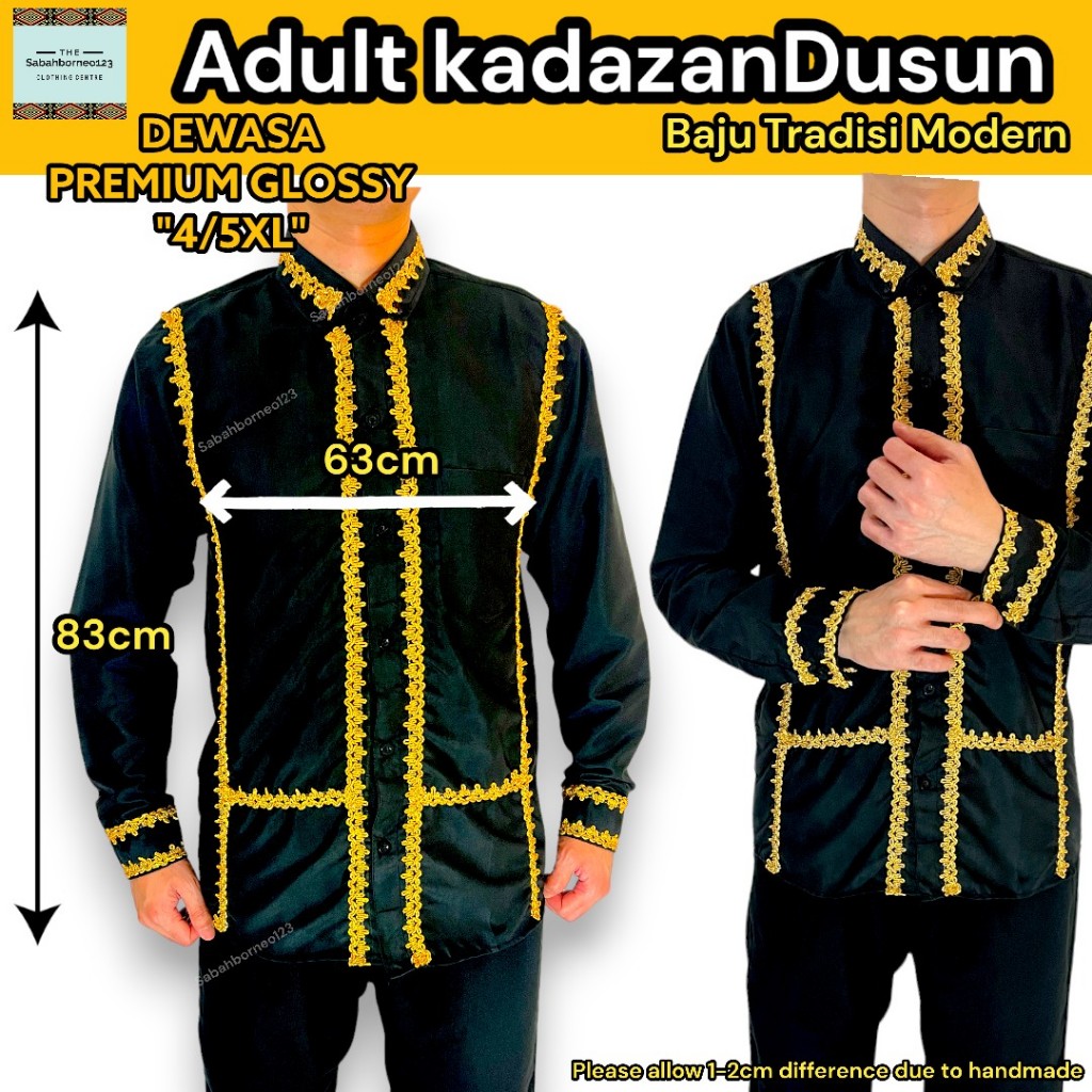 Baju Kadazan Dusun lengan panjang ethnic sabahan Baju Tradisi kadazan ...