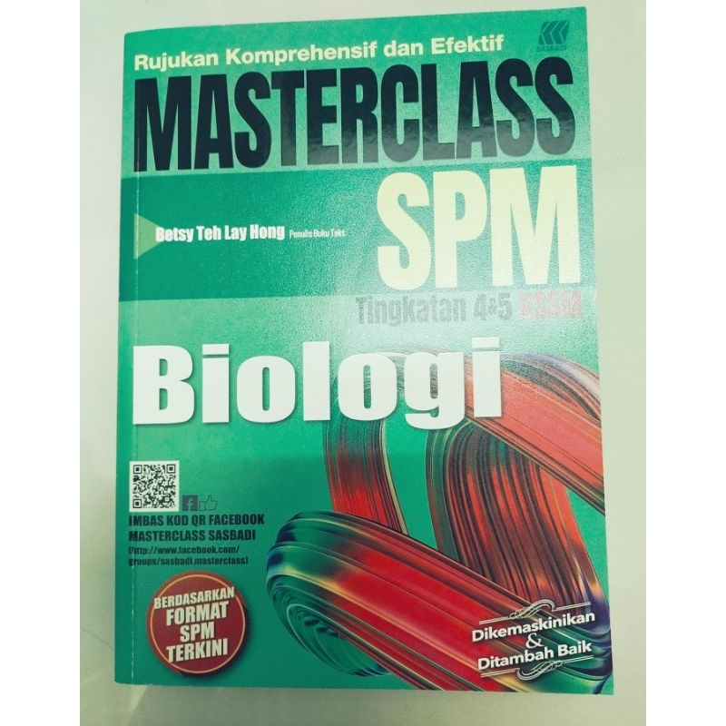 MasterClass Biologi SPM Tingkatan4&5 (KSSM) | Shopee Malaysia