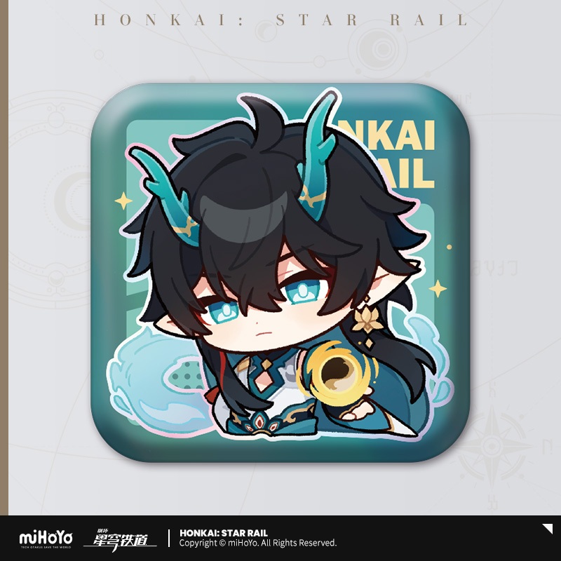 【Honkai: Star Rail】 Pom-Pom Gallery - Chibi Badge Square Boothill ...