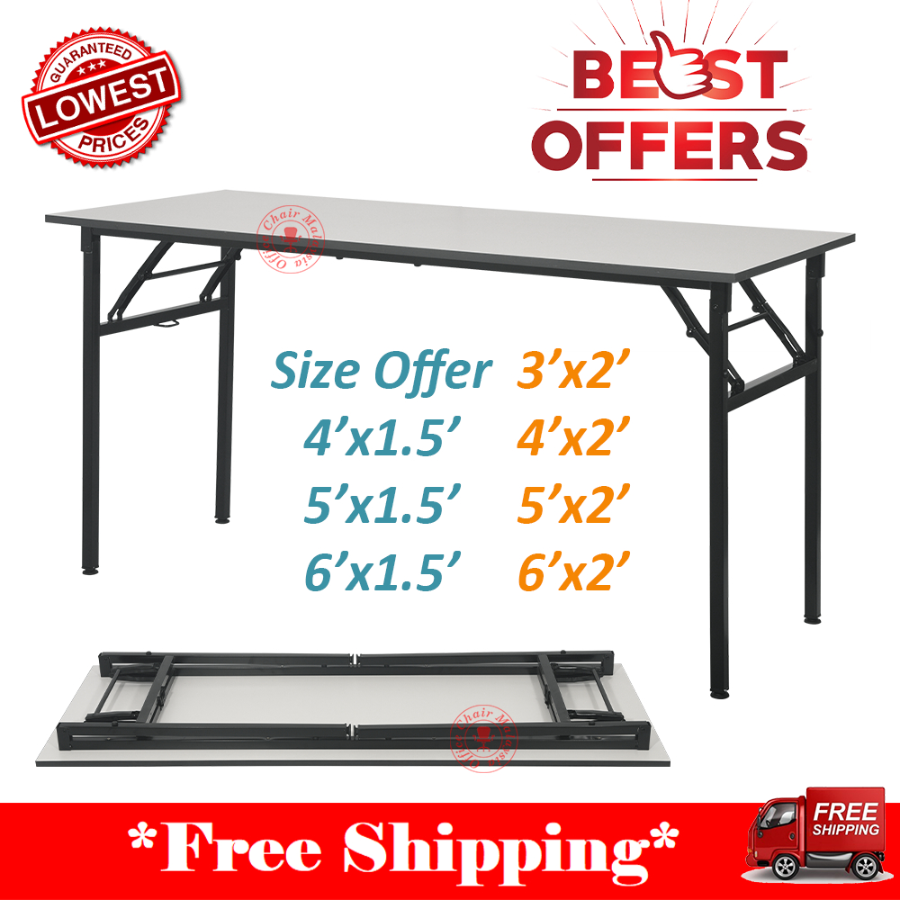 Banquet Table / Folding Table / Foldable Table / Tuition Class Table ...