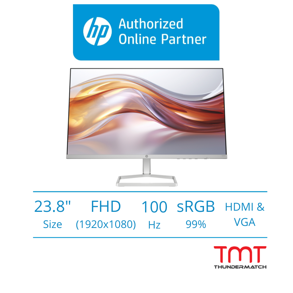 HP 524sf Monitor | 23.8" | 5ms | 100Hz | (1920x1080) FHD | IPS Panel ...