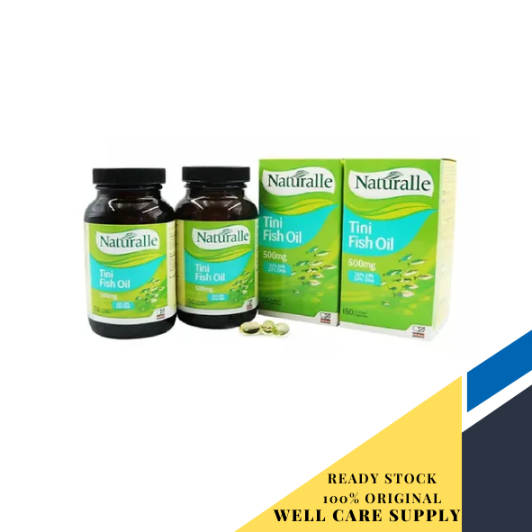 NATURALLE TINI FISH OIL/MINYAK IKAN 500MG TWIN PACK (2 X 150'S) [JAKIM ...