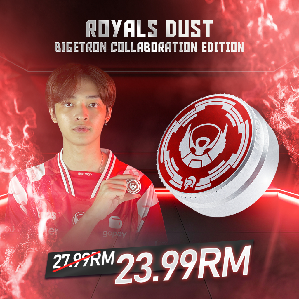 (BIGETRON EDITION) Royals Dust Solo Bedak Gaming Premium UKURAN KECIL ...