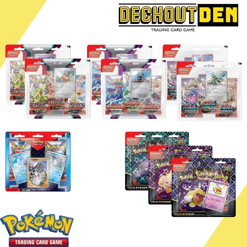[LIVE RIP] Pokemon TCG Blister/Tech Sticker Pack | Shopee Malaysia
