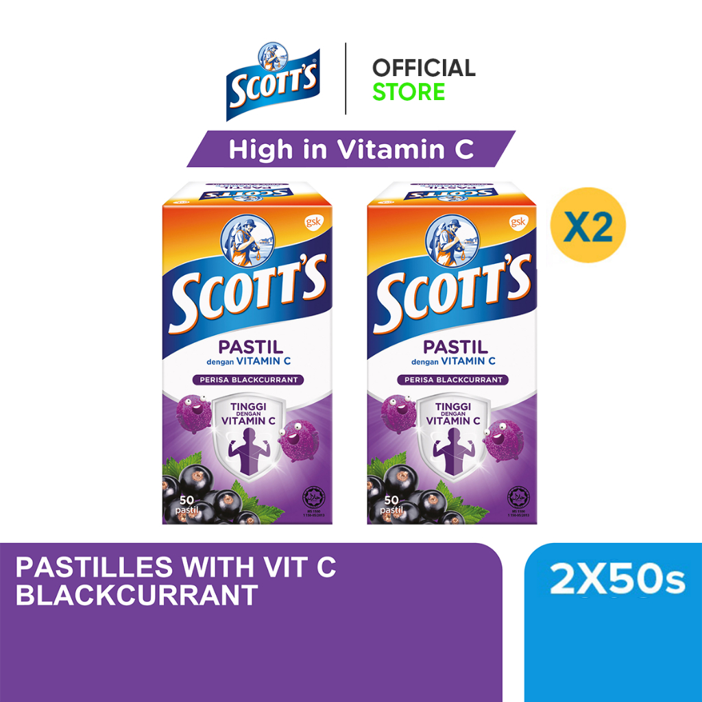 [Bundle of 2] Scott's Vitamin C Pastille Children Supplement ...