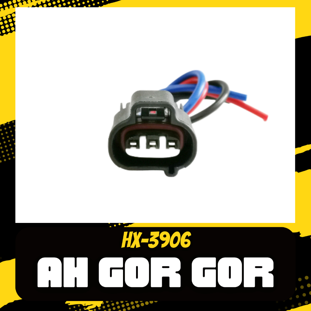 PERODUA MYVI VIVA TOYOTA HILUX VIOS METER SENSOR SOCKET(3PIN) HX-3906 ...
