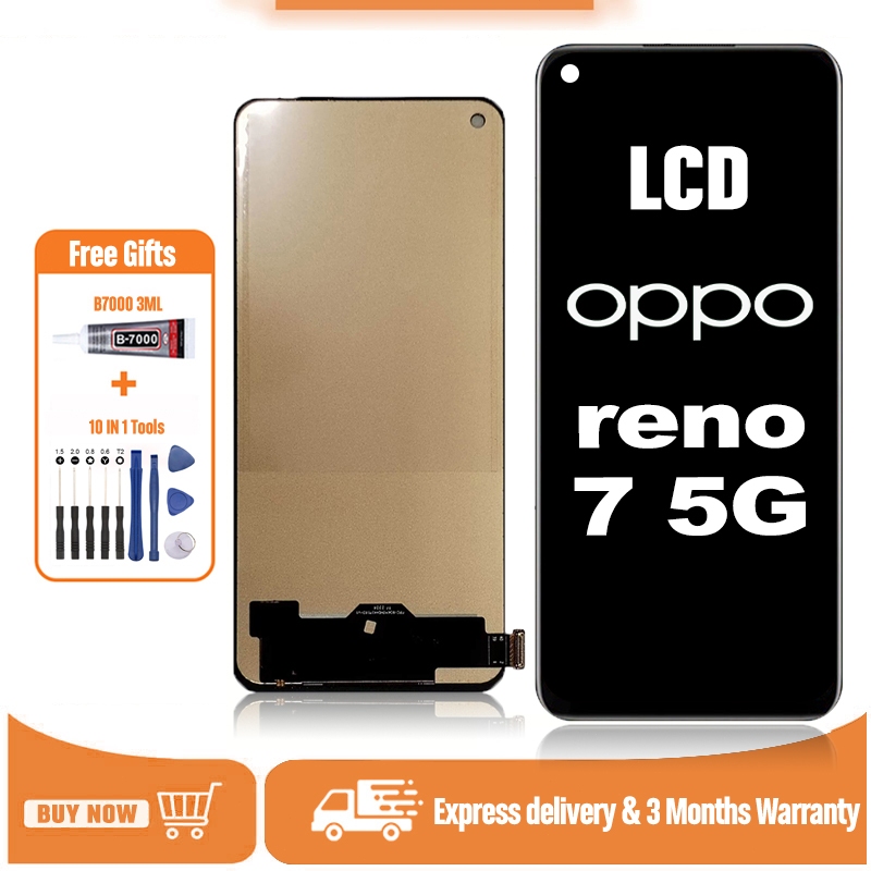 LCD OPPO reno 7 5G Compatible For ORIGINAL LCD Skrin Touch Screen Replacement | Shopee Malaysia