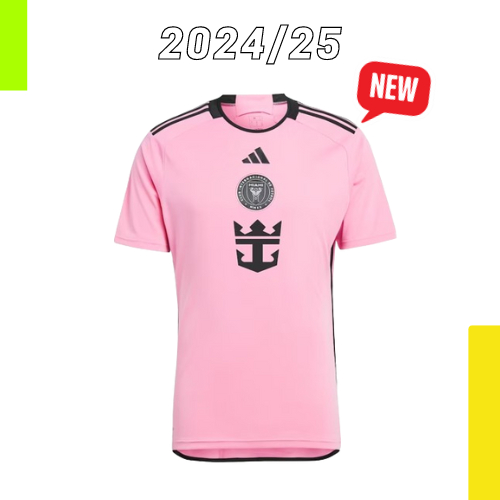 (NEW) Inter Miami IM Home Kit 2024/25 Football Jersey Murah Kualiti ...