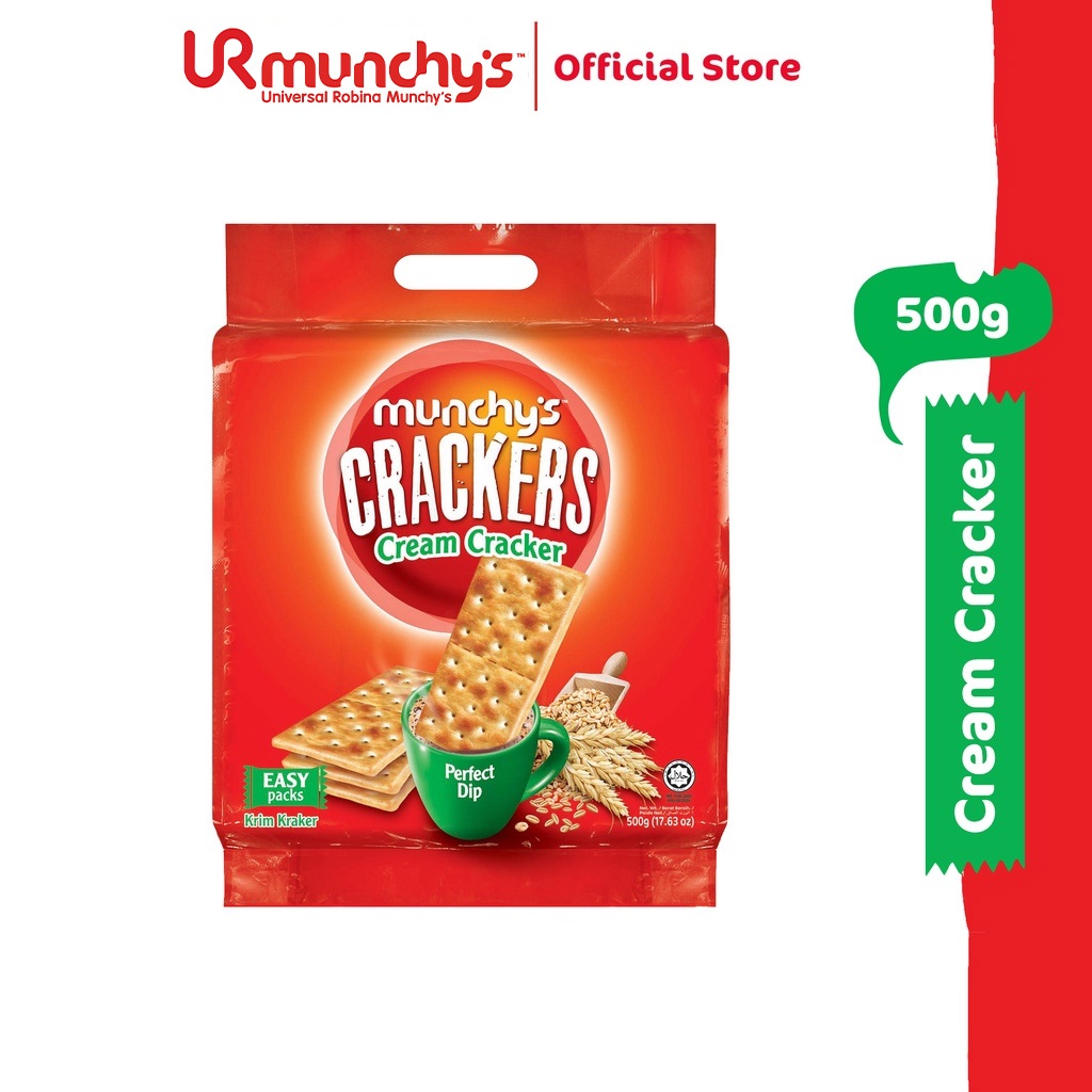 Munchy's Crackers Cream Cracker (500g) | Shopee Malaysia