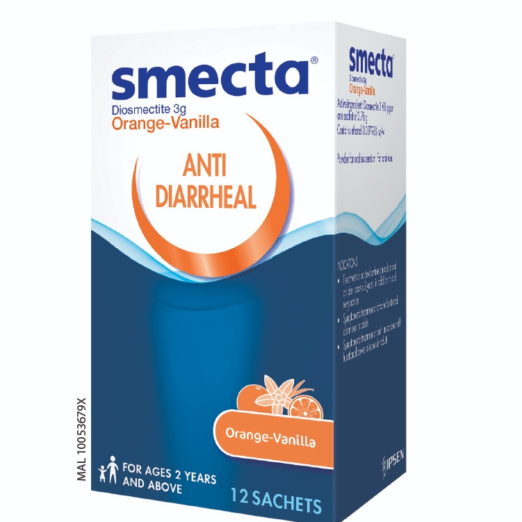 Smecta Orange-Vanilla Flavour Sachets 3g 12's | Shopee Malaysia