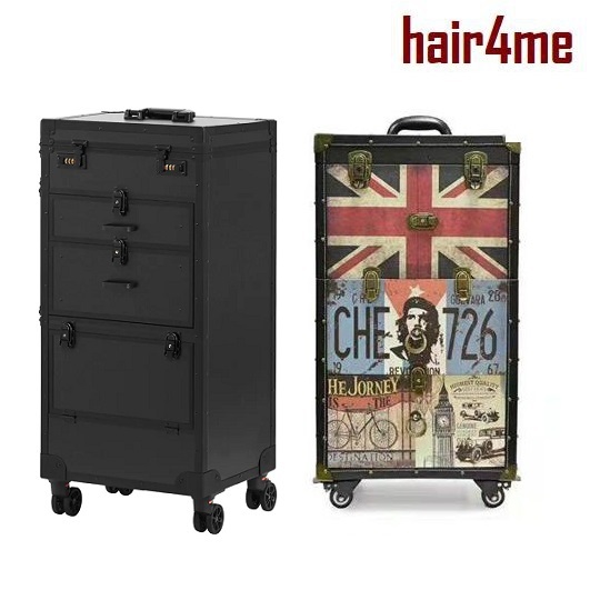 Barber & Co. 726 V8 Vintage Classic Barber Salon Tool Case Box Trolley ...