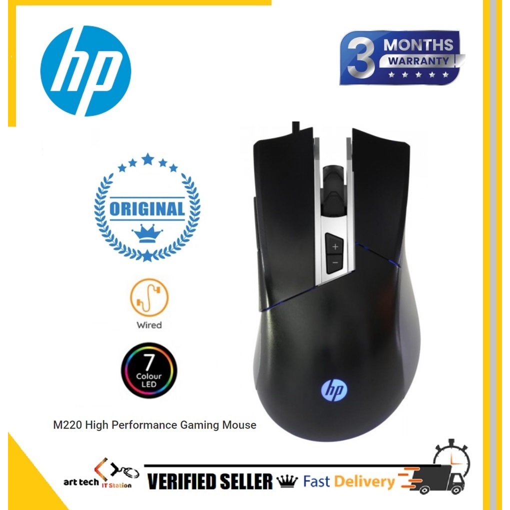 HP M220 High Performance RGB Gaming Mouse | Shopee Malaysia