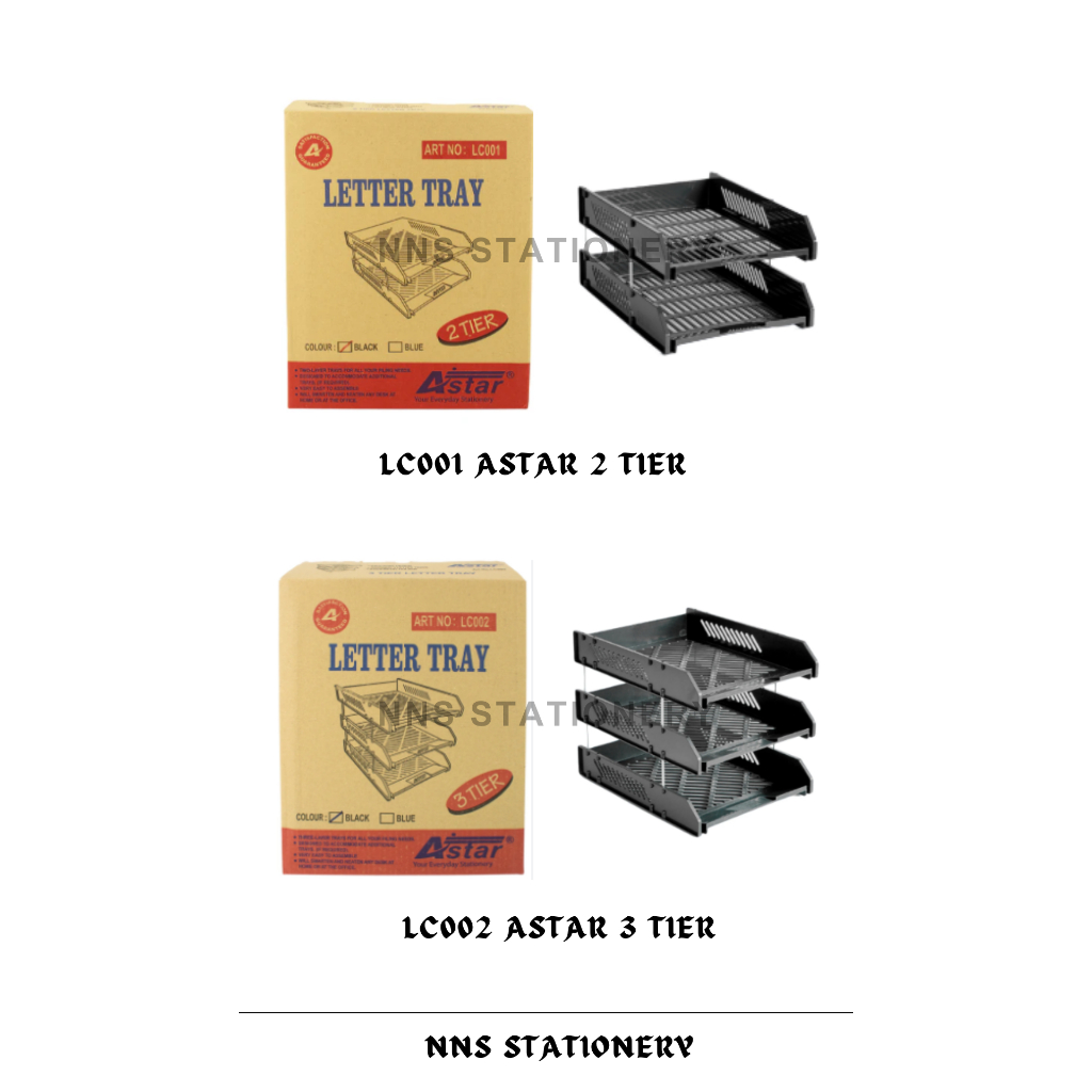 ASTAR LETTER TRAY - (LC001 : 2 TIER) & ( LC002 : 3 TIER) | Shopee Malaysia