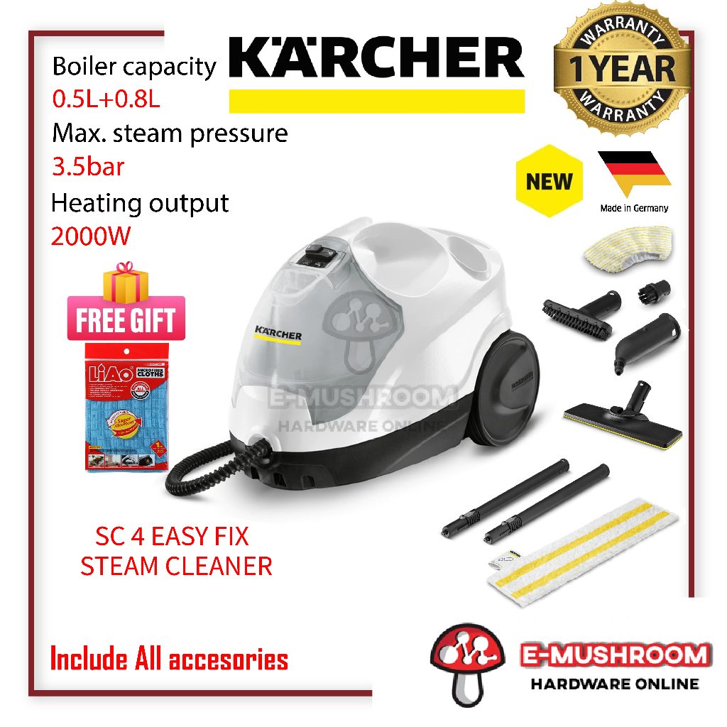 Karcher SC4 Steam Cleaner Easyfix 2000W 3.5Bar | Shopee Malaysia