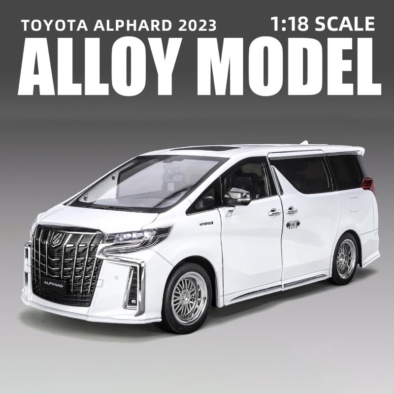 1:18 Scale Toyota Alphard Diecast Model Car with Auto Door Function ...