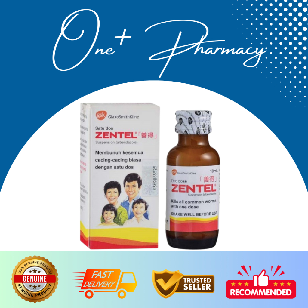Zentel Suspension 400mg / 10ml | Shopee Malaysia