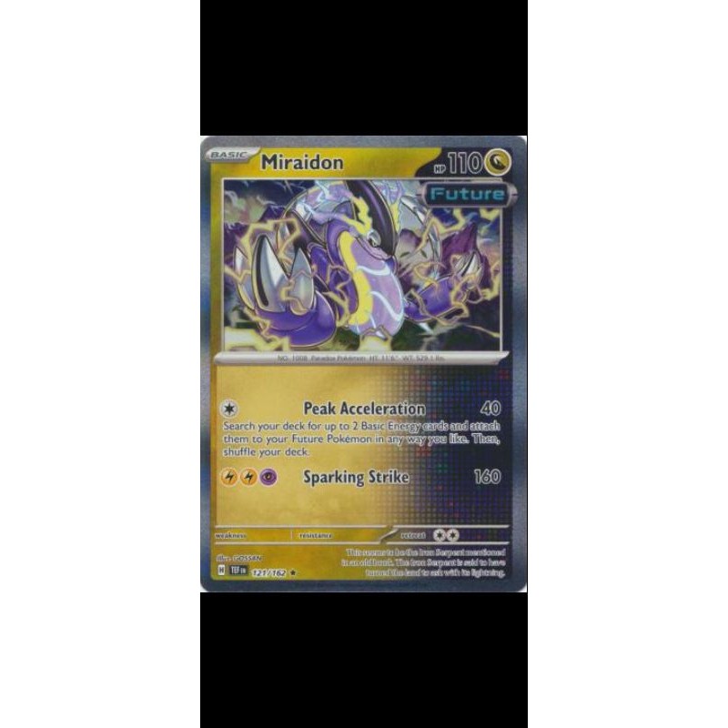 Pokemon TCG Miraidon 121 temporal force | Shopee Malaysia