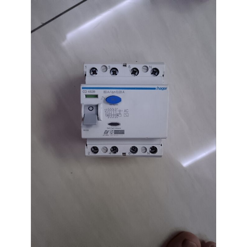 (used) hager 80a 4pole elcb | Shopee Malaysia