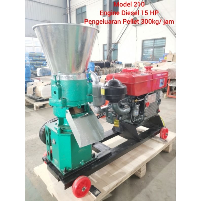 Pallet mesin pellet machine makanan ayam kambing goat breading ...