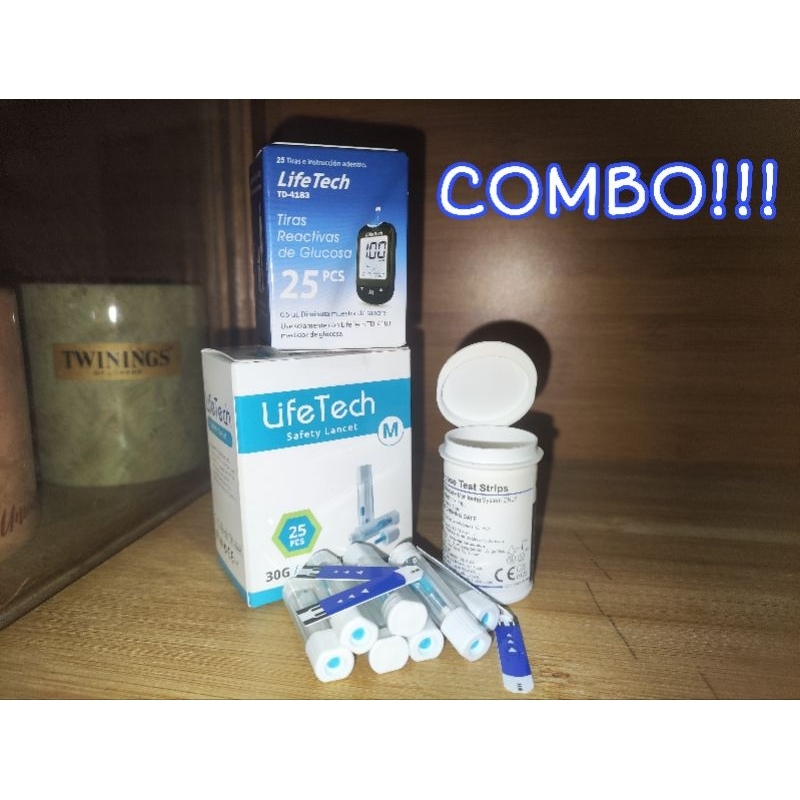 LIFETECH TEST STRIP + SAFE LANCET (COMBO) | Shopee Malaysia