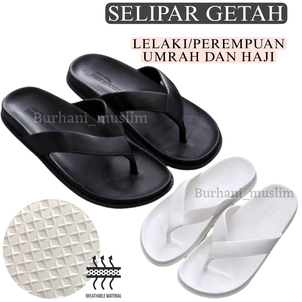 SELIPAR GETAH LELAKI/PEREMPUAN UMRAH DAN HAJI | Shopee Malaysia