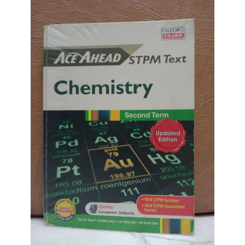 STPM Second Hand Textbook | ACE AHEAD CHEMISTRY SEM 2 | Shopee Malaysia