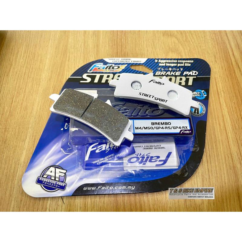 100% Ori FAITO Brake Pad Caliper Brembo M4 M50 GP4-RS GP4-RX | Shopee ...