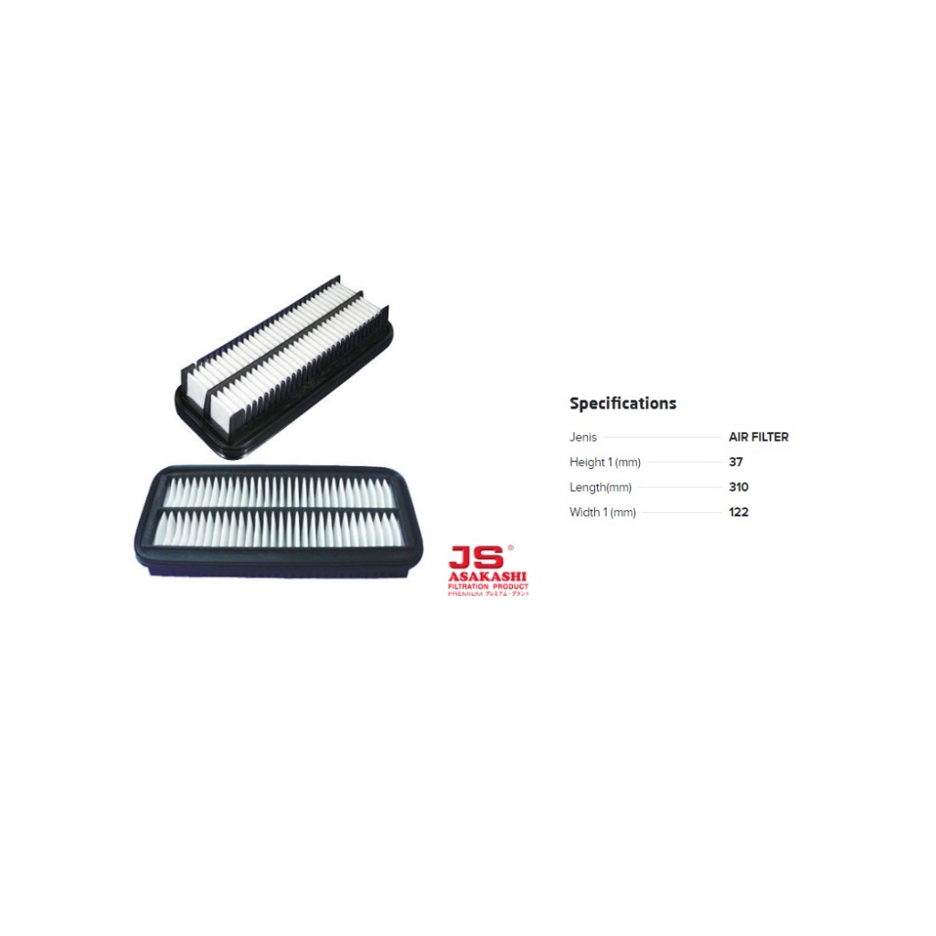 JS ASAKASHI Air Filter (PREMIUM CLASS OF FILTRATION) - PERODUA Myvi ...