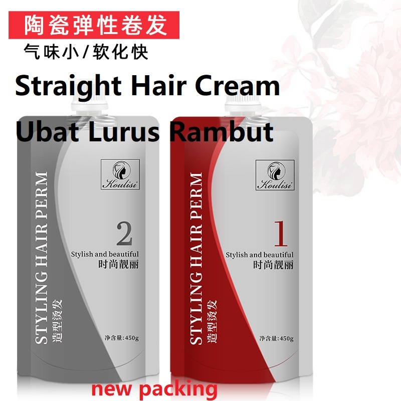 Hair Rebonding Cream Ubat Krim Lurus Rambut -Rebonding 450ml ...