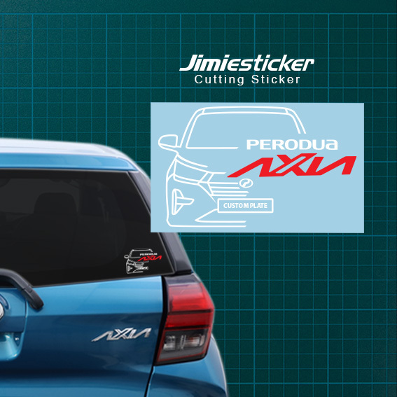Sticker Axia, Perodua Axia, Car Sticker, Custom Sticker. | Shopee Malaysia