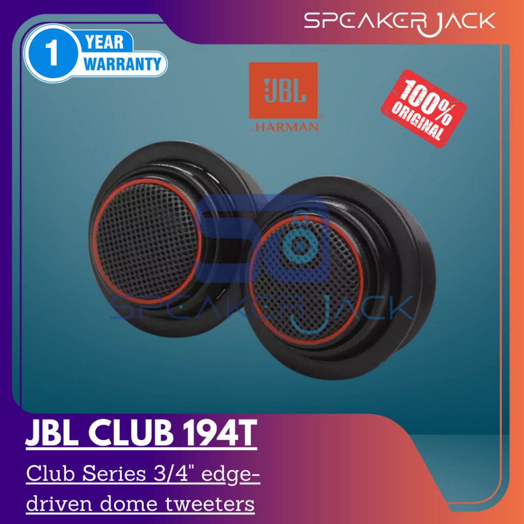 JBL Club 194T Club Series 3/4" edge-driven dome tweeters | Shopee Malaysia