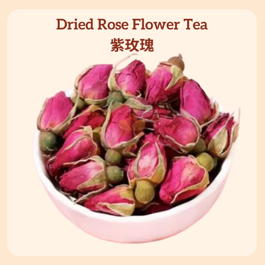 Dried Purple Rose Teh Bunga Rose Kering 紫玫瑰花 (Flower Tea/花茶) | Shopee ...
