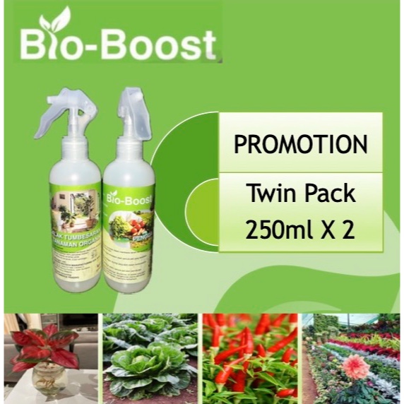 TWIN Pack Promotion Bio-Boost 3 IN 1 Organic Booster Fertiliser For ALL ...