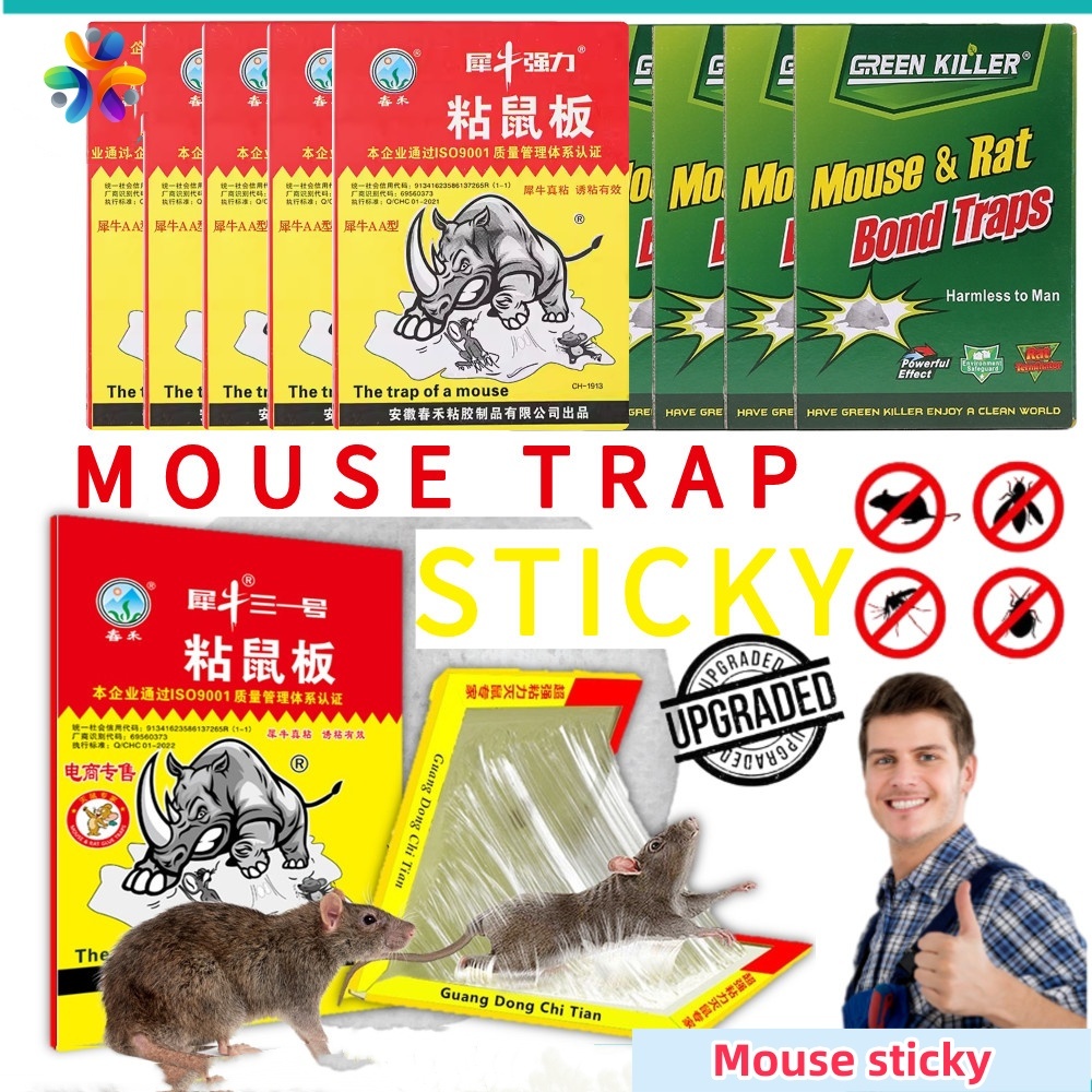 Mouse Catcher Trap Mouse Rat Sticky Glue Trap Boards for Pest Control ...