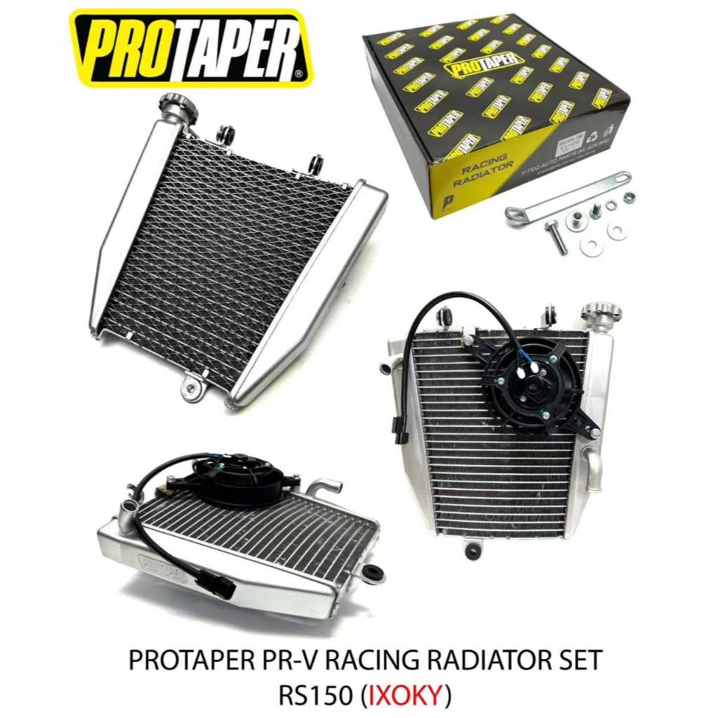 RADIATOR BIG RACING PROTAPER WITH FAN Y15 Y16 RS150 RSX Y15ZR Y16ZR ...