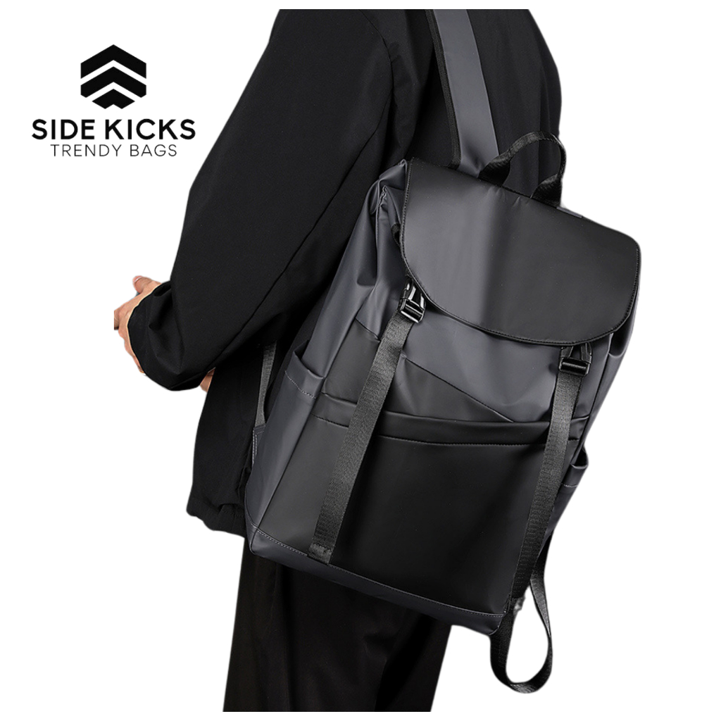 SIDE KICKS Backpack Big Capacity Laptop 15.6' Bag Casual Travel Work ...