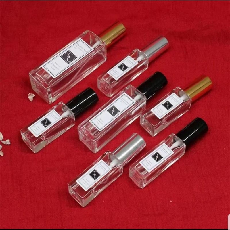 3ml 5ml 8ml Square Perfume Bottle ( Gold/ Silver/ Black) | Shopee Malaysia