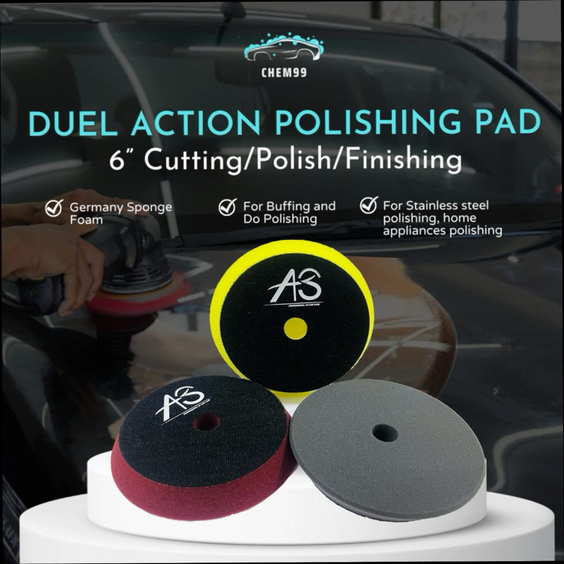 DA POLISHING PAD DUEL ACTION POLISHING PAD 6” CUTTING/POLISH/FINISHING ...