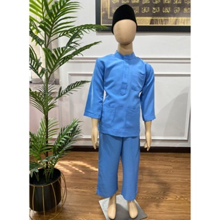 BAJU KAFA BIRU KEDAH BAJU KAFA KANAK-KANAK BAJU KAFA KAIN LEMBUT BAJU ...