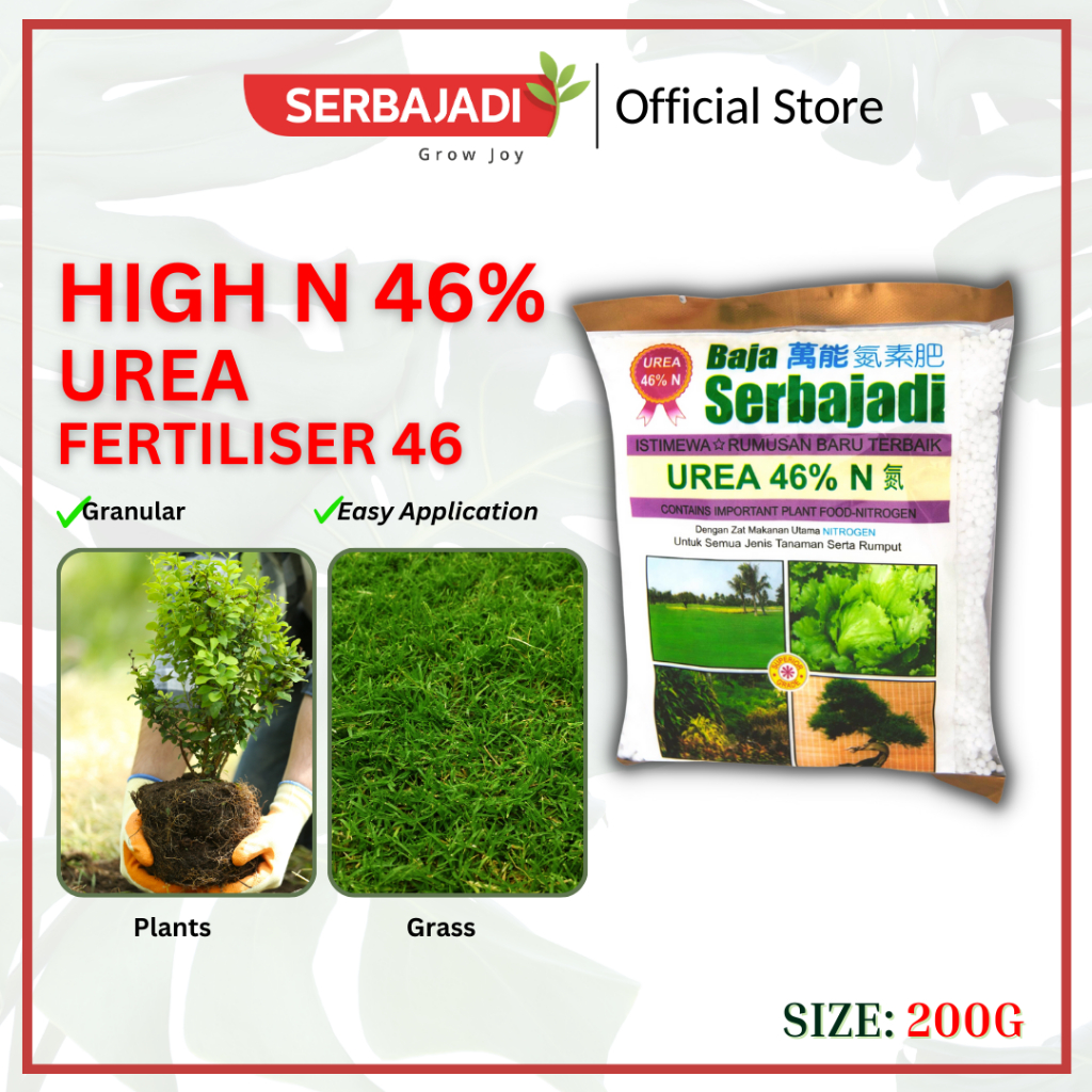 Serbajadi Urea 46% Fertiliser White Urea Fertiliser High N Fertiliser ...