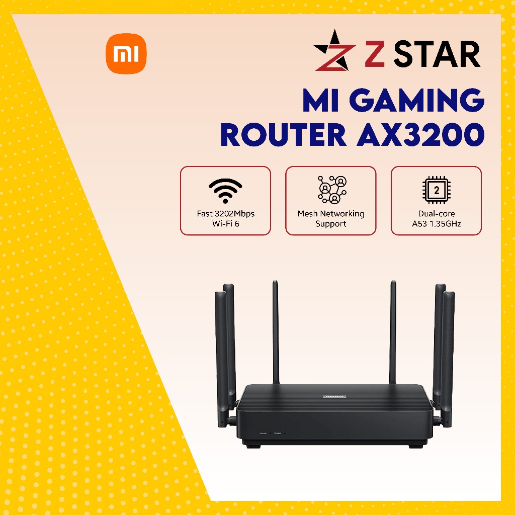 Xiaomi Mi Gaming Router AX3200 2183Mbps Wireless Rate 7 [Works with ...