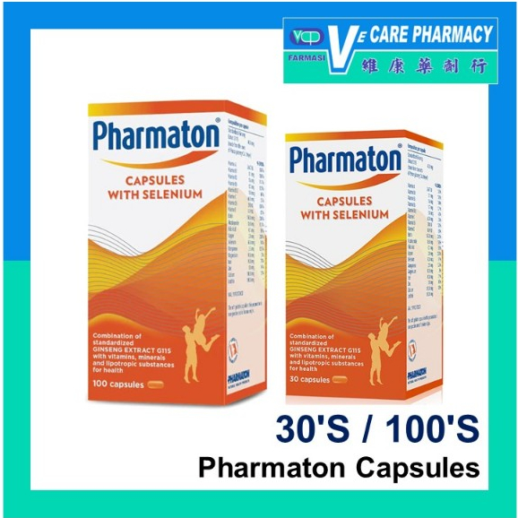 Pharmaton Capsules 30's / 100's / 100's+30's | Shopee Malaysia