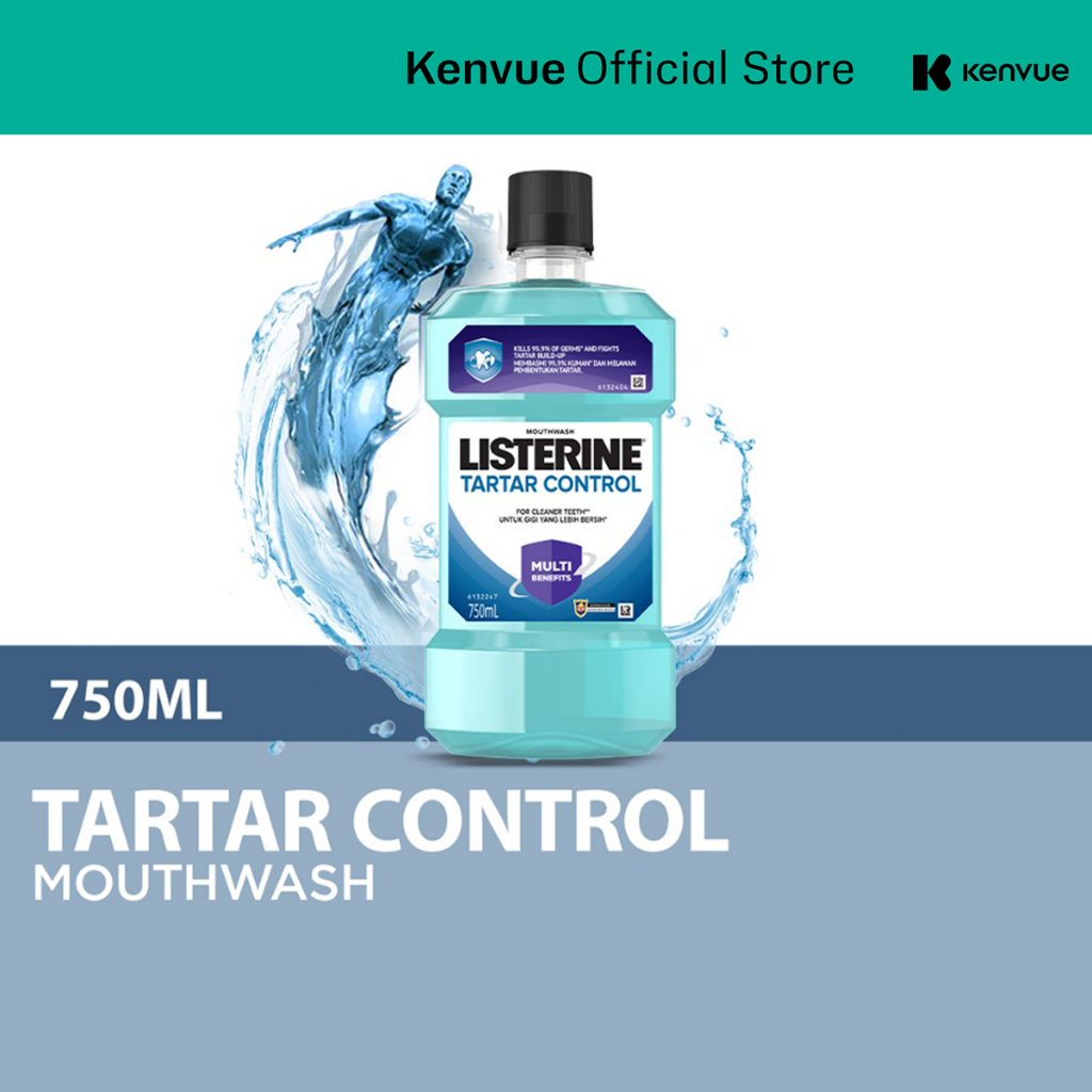 Listerine Tartar Control Mouthwash 750ml | Shopee Malaysia