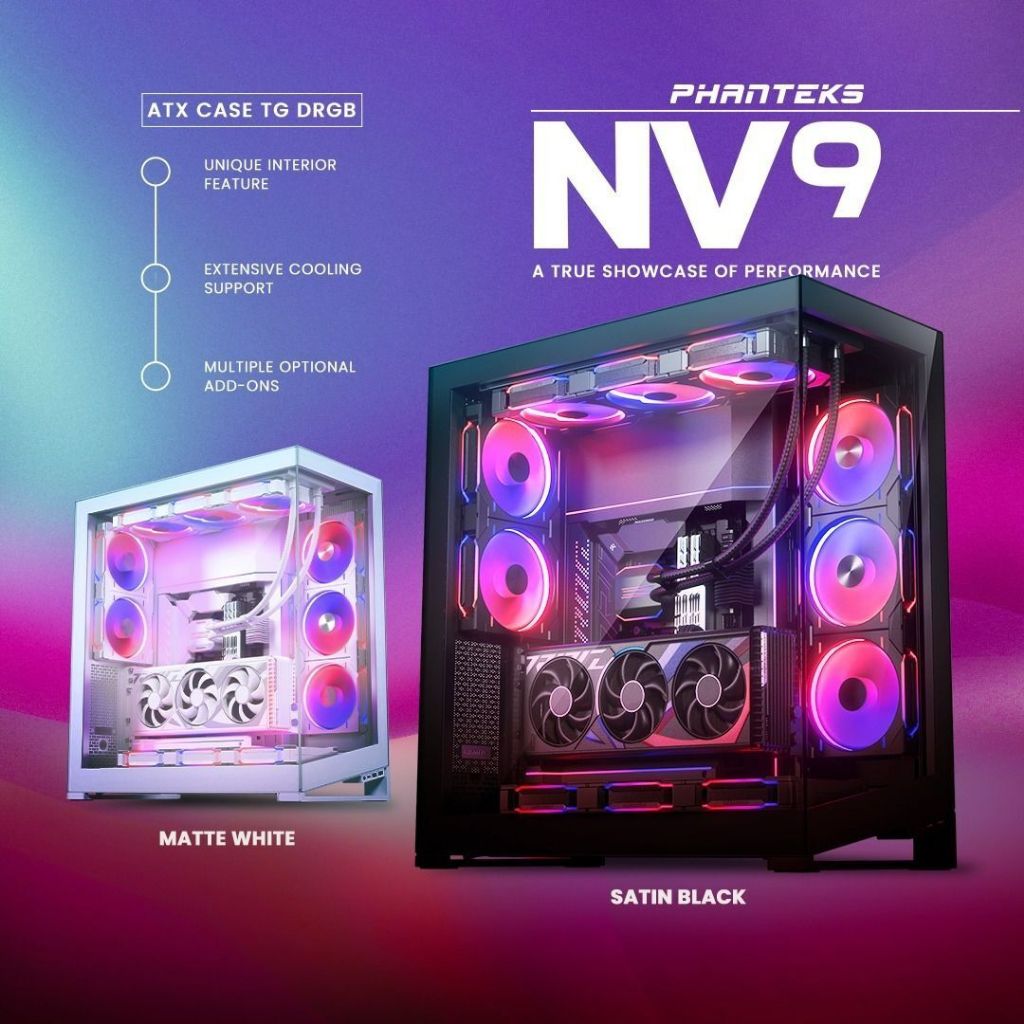 # PHANTEKS NV9 Series - [ MKII / MK I ] Full Tower DRGB T.G PC Case ...
