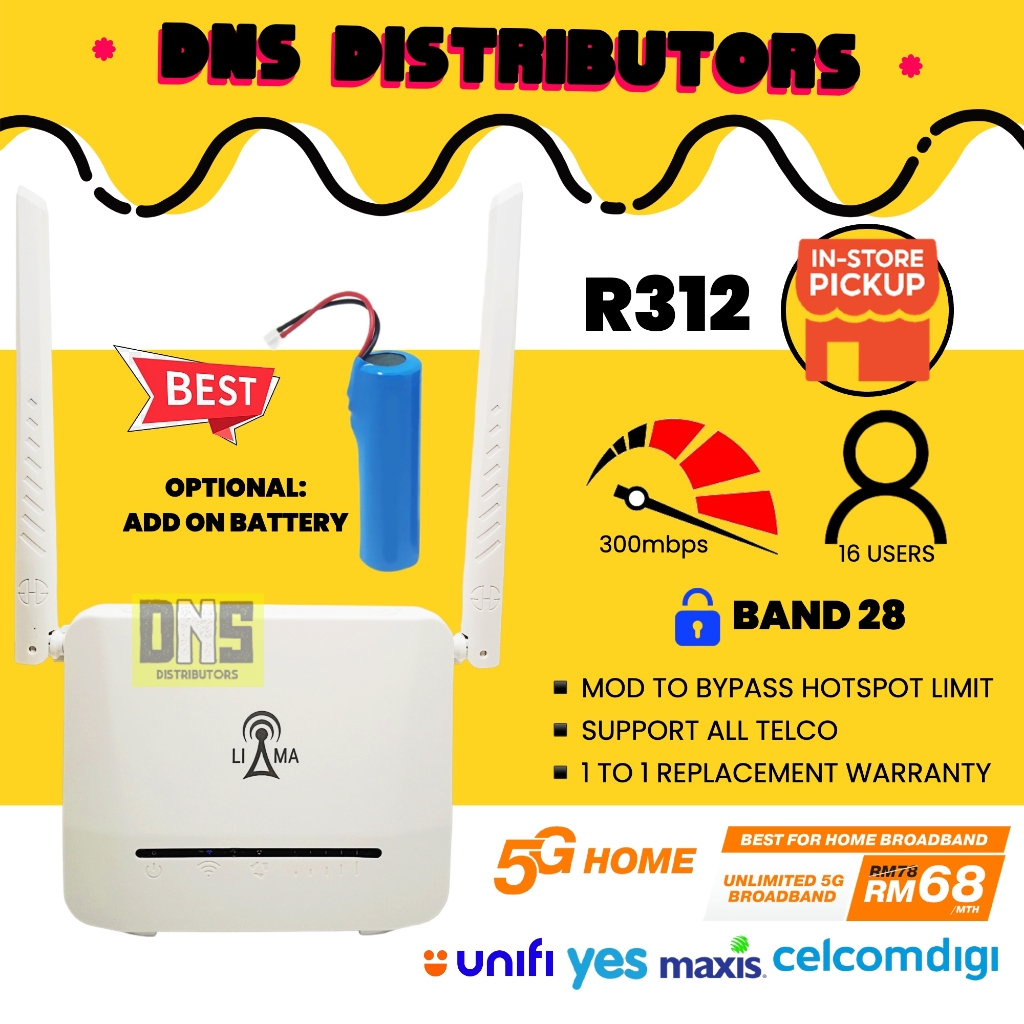 R312 4G Modem Modified Unlocked 3G 4G LTE WiFi Modem CPE Router Home ... R312 4G Modem Modified Unlocked 3G 4G LTE WiFi Modem CPE Router Home ...
